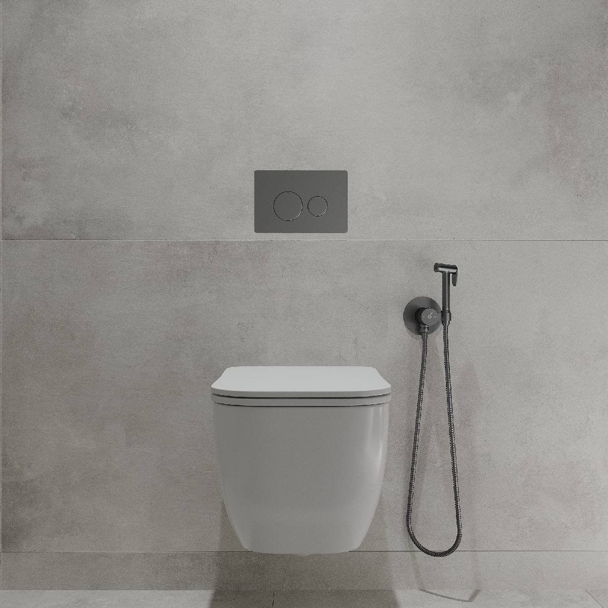 Комплект Oliveeka инсталляция OL-MQ-003 с унитазом OL-1216 и кнопкой OL ...